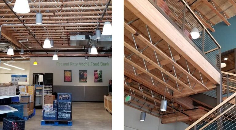 Roof Trusses and I-joists Met Design Needs for a Food Bank