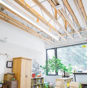 X-shaped School Poses Unique Framing Construction Challenges