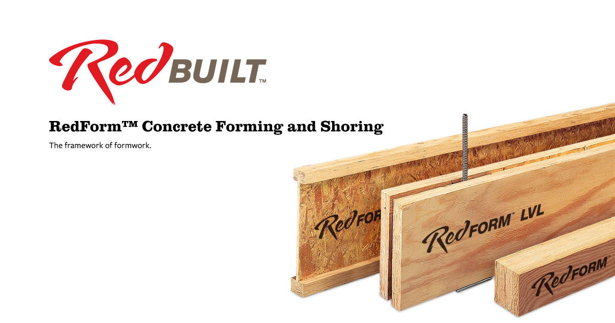 Concrete forms and shoring from RedBuilt™